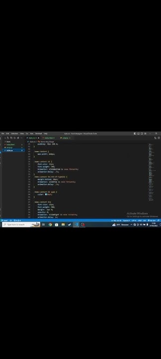 Making PortoFolio In Vscode - YouTube