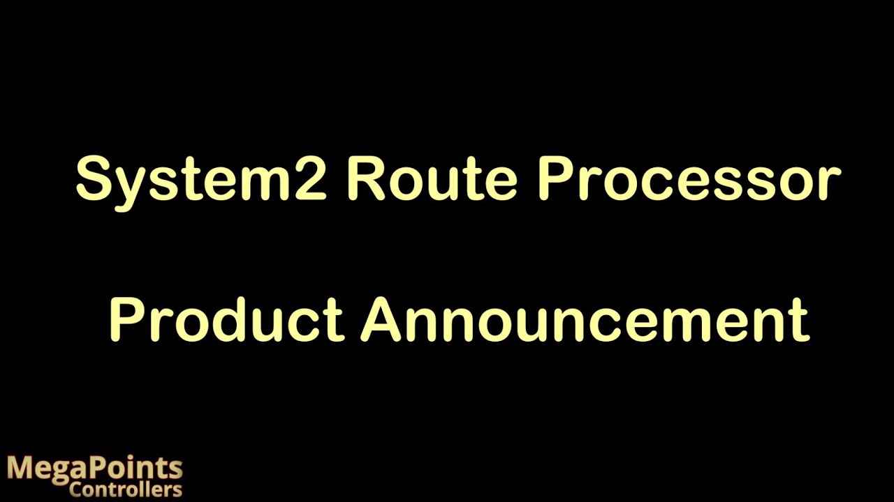 System2 Route Processor Announcement - YouTube