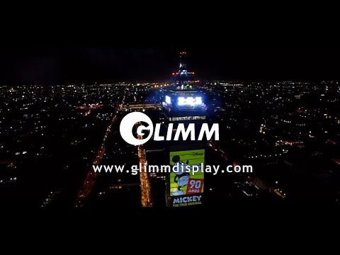 Transparent video mapping Film for glass by Glimm - YouTube