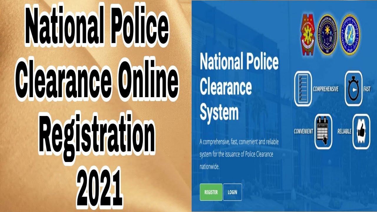 National Police Clearance Online Registration 2021| Step- by -step ...