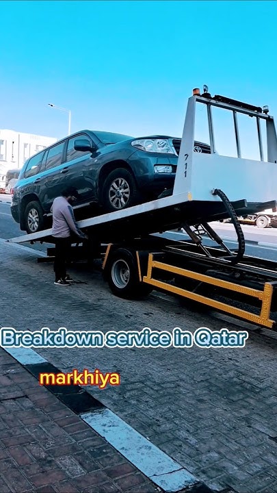 Land cruiser #breakdown Qatar#towing doha - YouTube
