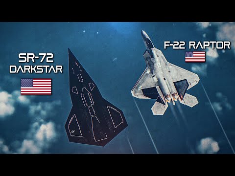 SR-72 Darkstar & F-22 Raptor DEEP STRIKE | Digital Combat Simulator | DCS |