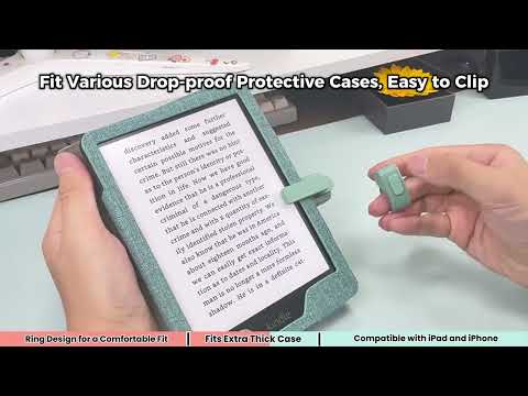 Kindle Page Turner Ring - Compatible with Extra Thick Protective Cases