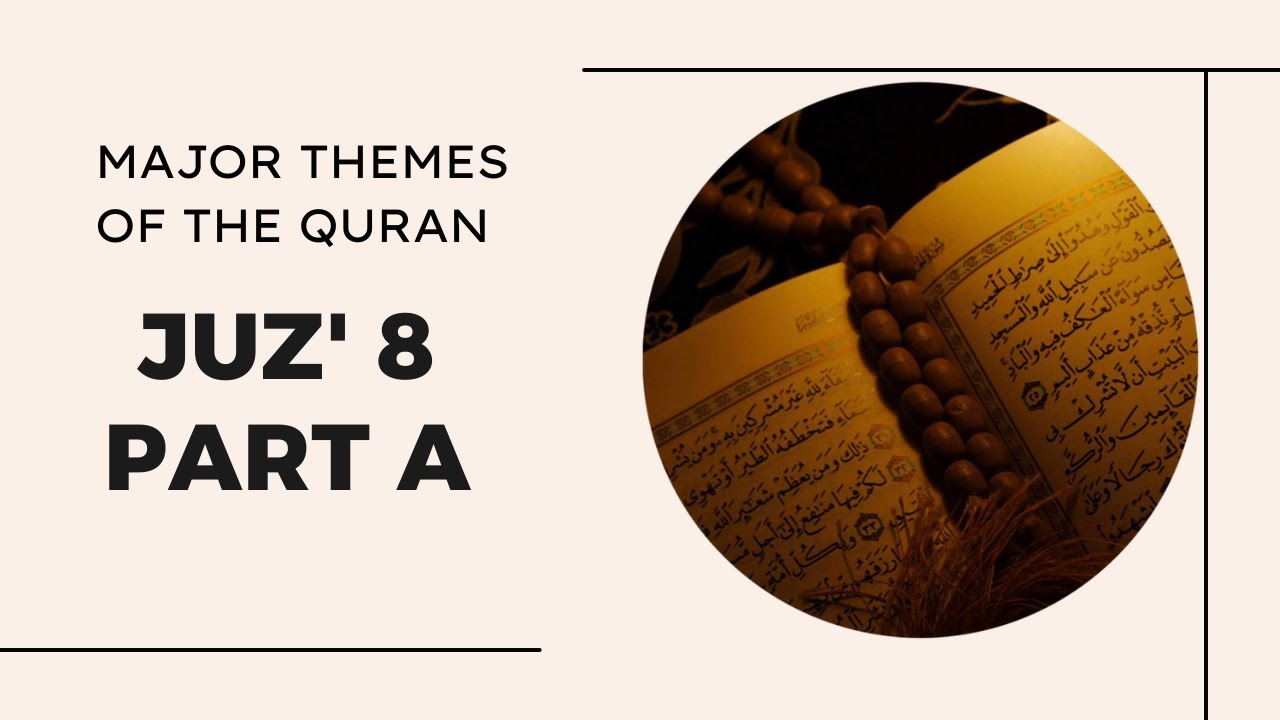 Summary of Juz-8 (Part A) - YouTube