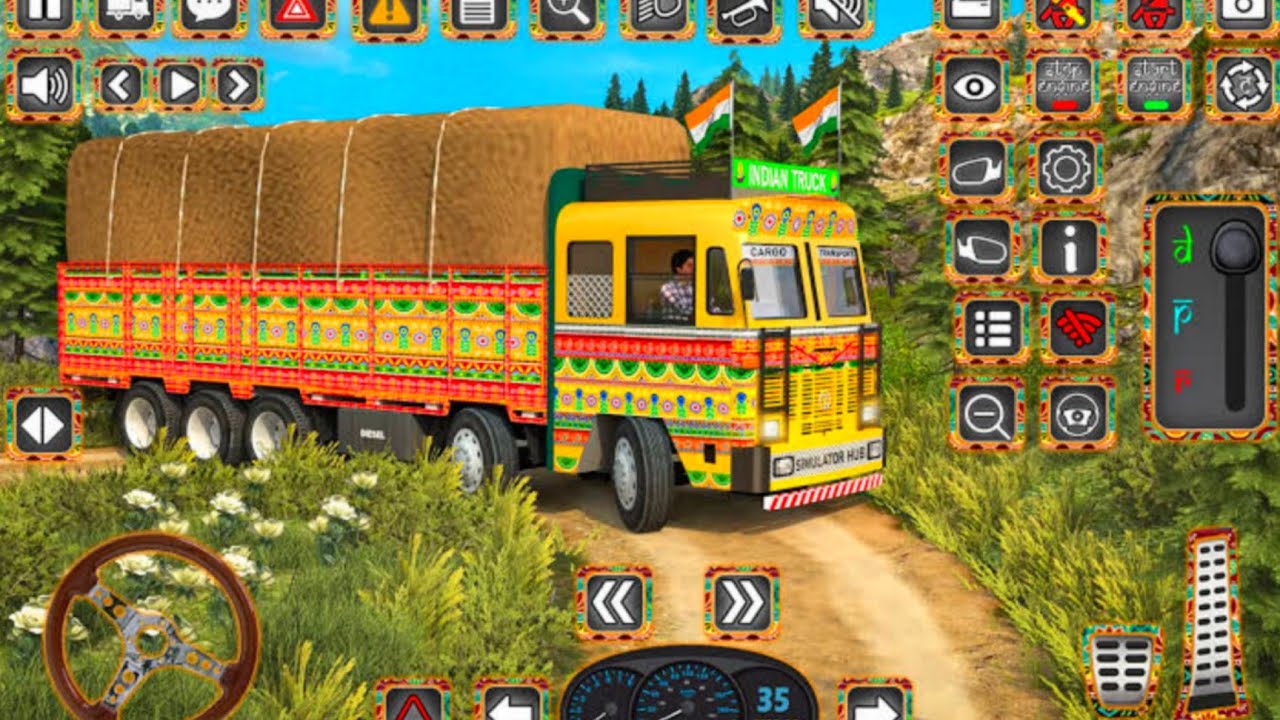 Indian Truck Games 3D Simulator - Indian Tarak Game!gameplay 02 ...