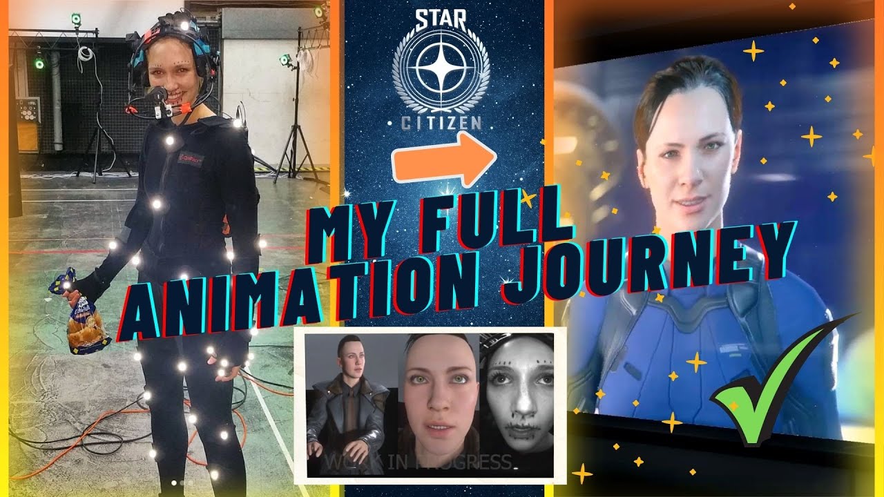 Full animation journey of my character in Star Citizen: Rowena Dulli ...