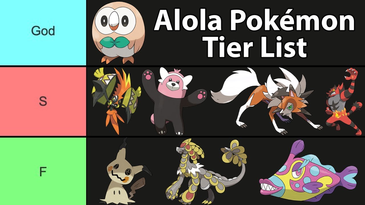 Ranking EVERY GEN 7 Pokémon! - YouTube