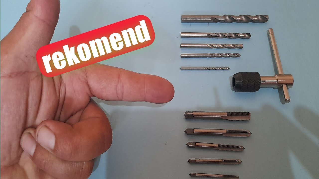 mata bor dan hand tap seharga 53 ribu dapat 10 pcs , masa sih - YouTube