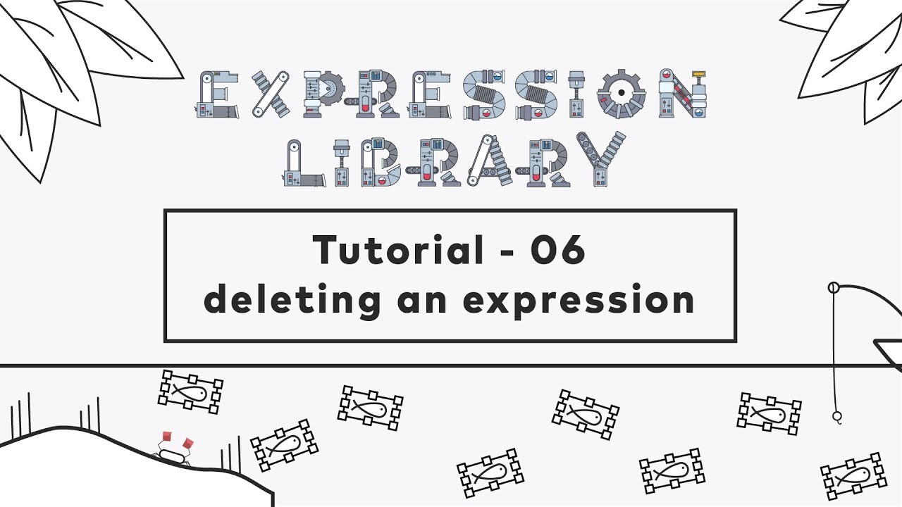 After Effects Script - Expression Library - tutorial 06 Deleting an ...