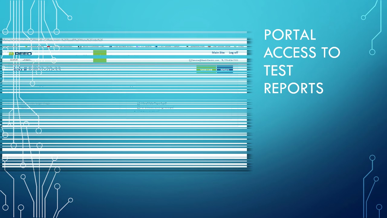 Customer Portal Test Report Access - YouTube
