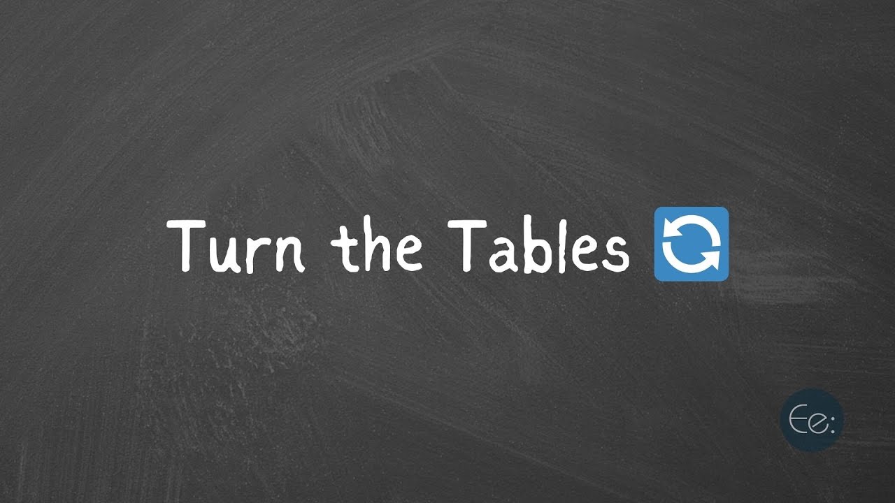 Turn the Tables 🔄 What Does It Mean? #english #phrases #expression # ...