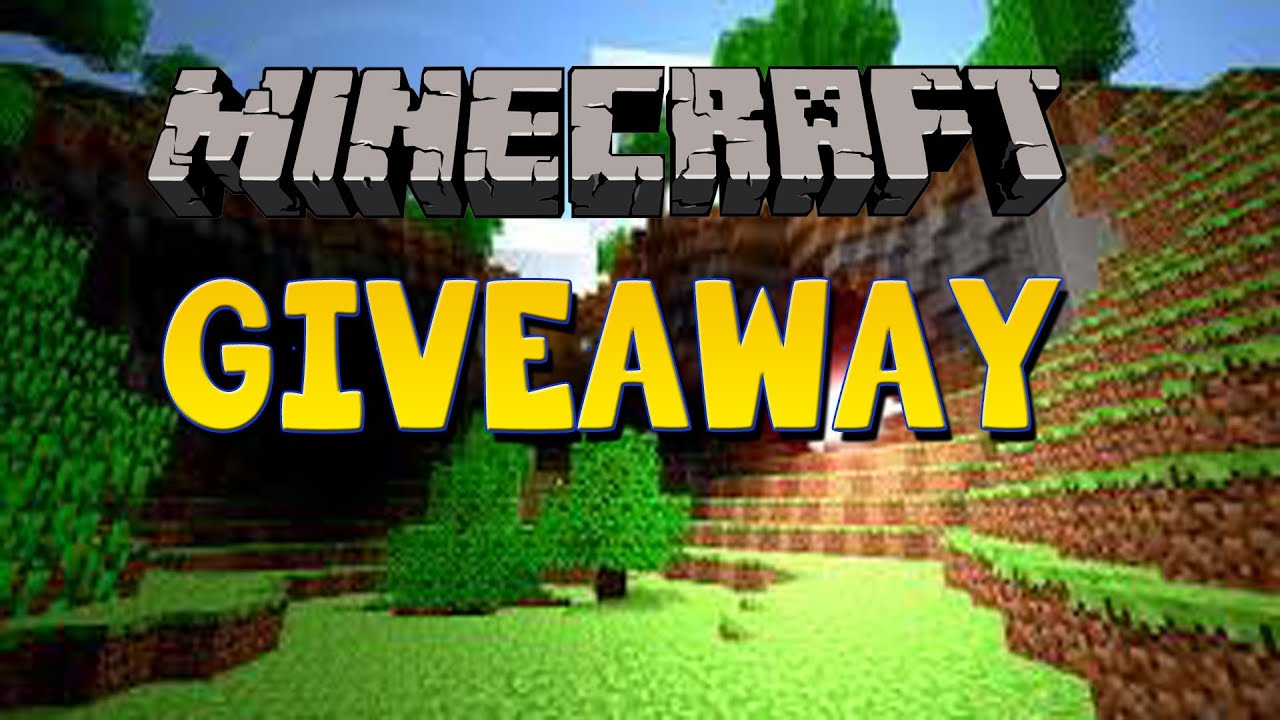 Minecraft GIVEAWAY (3 conturi) [INCHIS] - YouTube