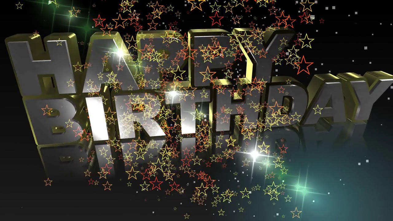 Happy Birthday Background Animated | Use Birthday Status | - YouTube