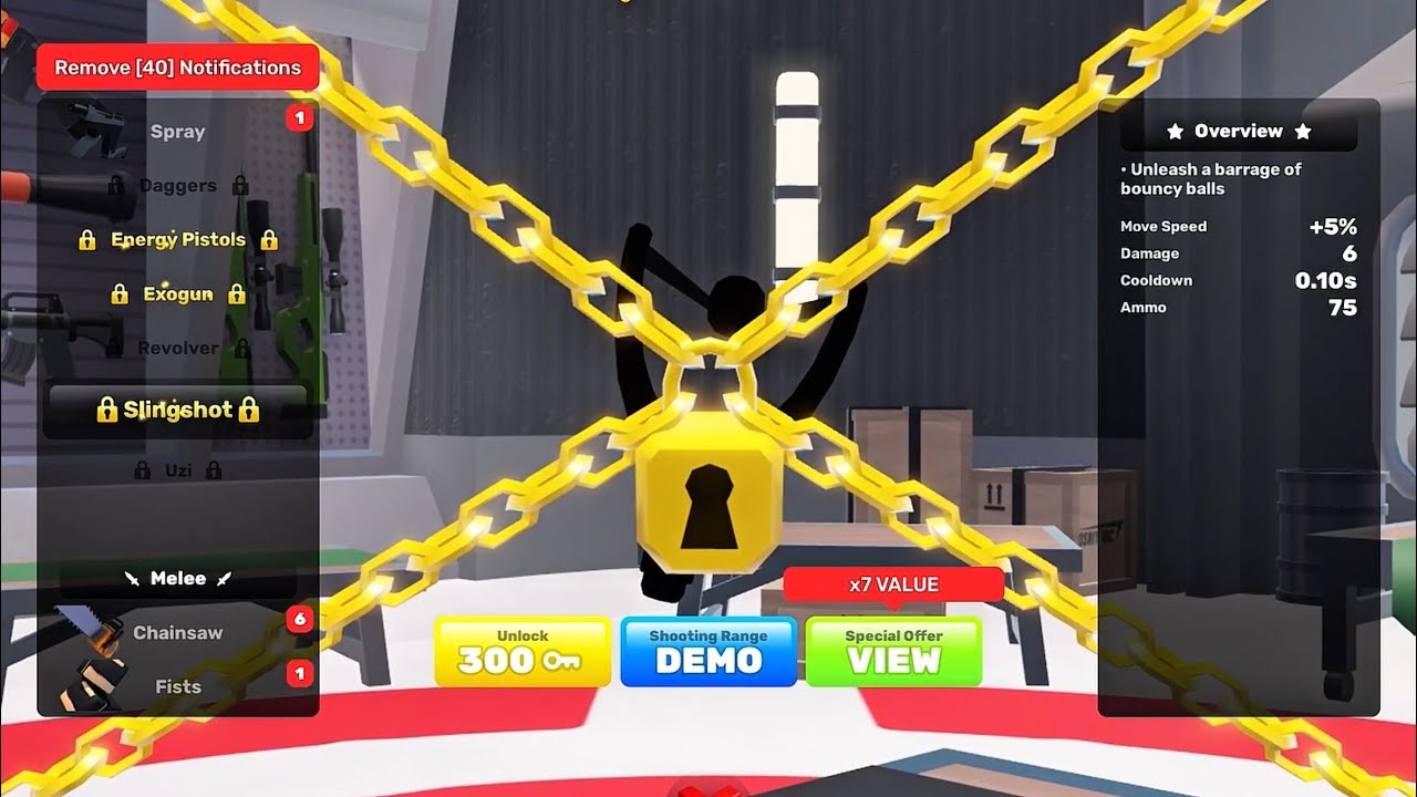 Unlocking And Testing Slingshot | Roblox Rivals - YouTube