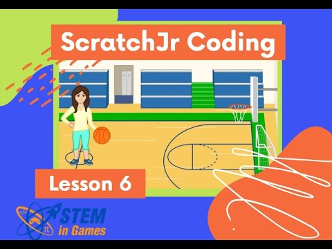 ScratchJr Coding Lesson 6 | Make a Basketball Game | Beginner Programming Lesson