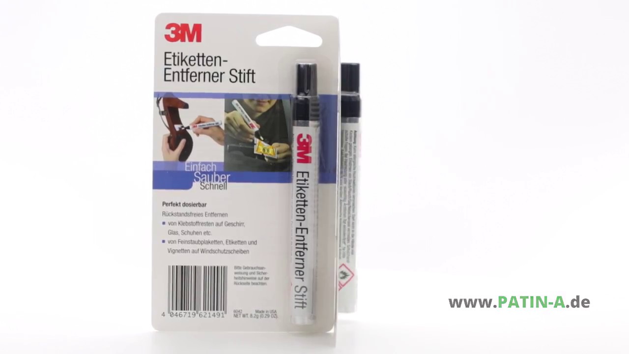 3M Etikettenentferner Stift - YouTube