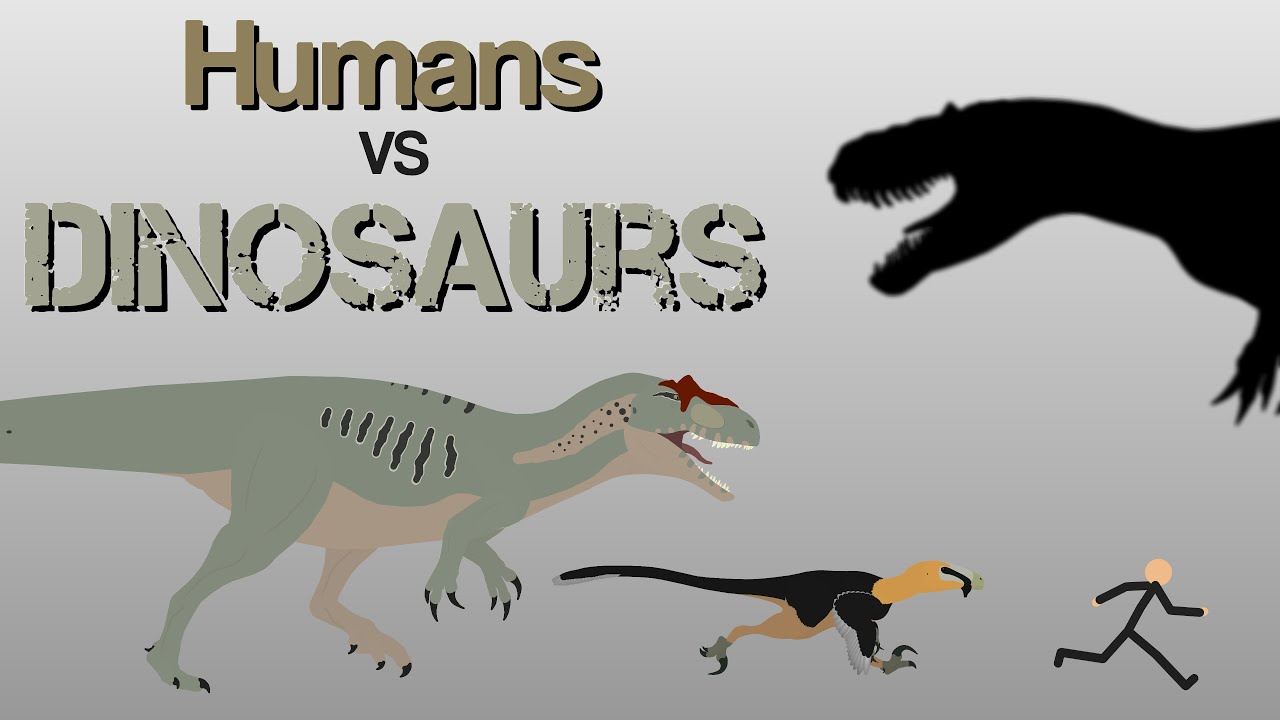 human vs dinosaurs 2 part 1 - YouTube