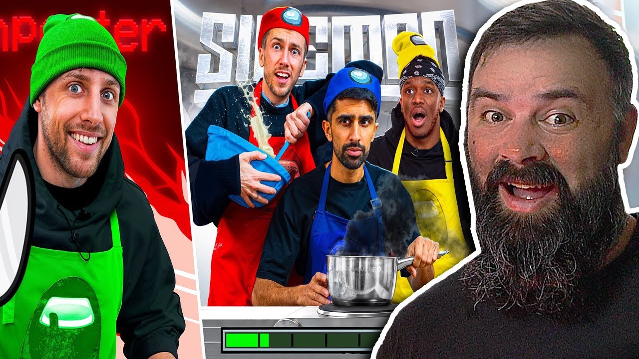 Reacting to SIDEMEN AMONG US COOKING CHALLENGE!! | FUNNY!! | OrvieWoah ...