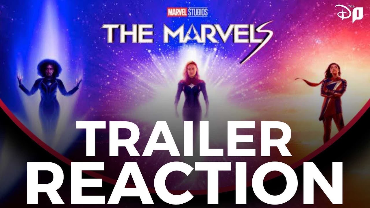 'THE MARVELS' TRAILER REACTION!!! - YouTube