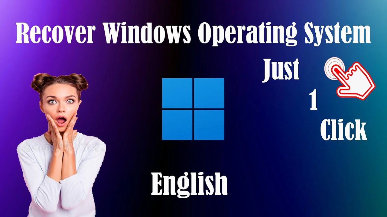 Recover Windows Operating System Just One Click - YouTube