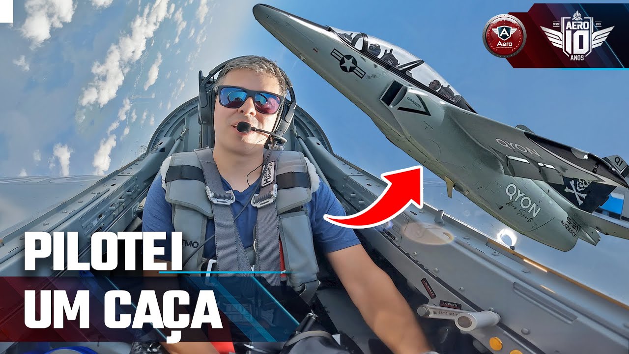 MANOBRAS do TOP GUN - PILOTEI o CAÇA MARCHETTI S-211 nos Estados Unidos ...