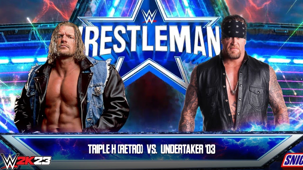 Full Match - Triple H vs. Undertaker '03: WrestleMania|WWE 2K23 - YouTube