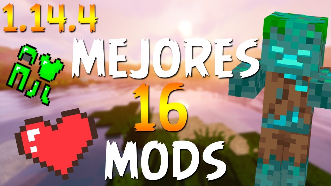 LOS MEJORES 16 MODS PARA NUESTRO MINECRAFT 1.14.4 - Pack De Mods - Sin ...