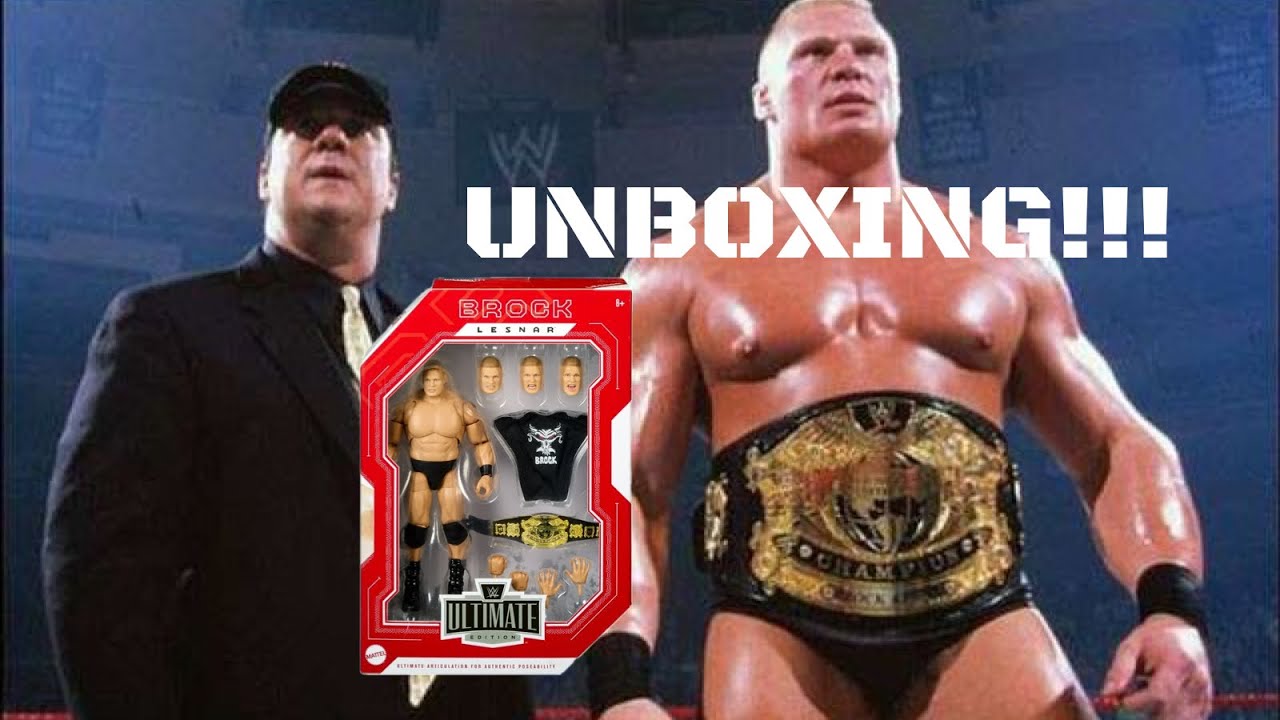 WWE Ultimate Edition Ruthless Aggression Brock Lesnar Action Figure ...