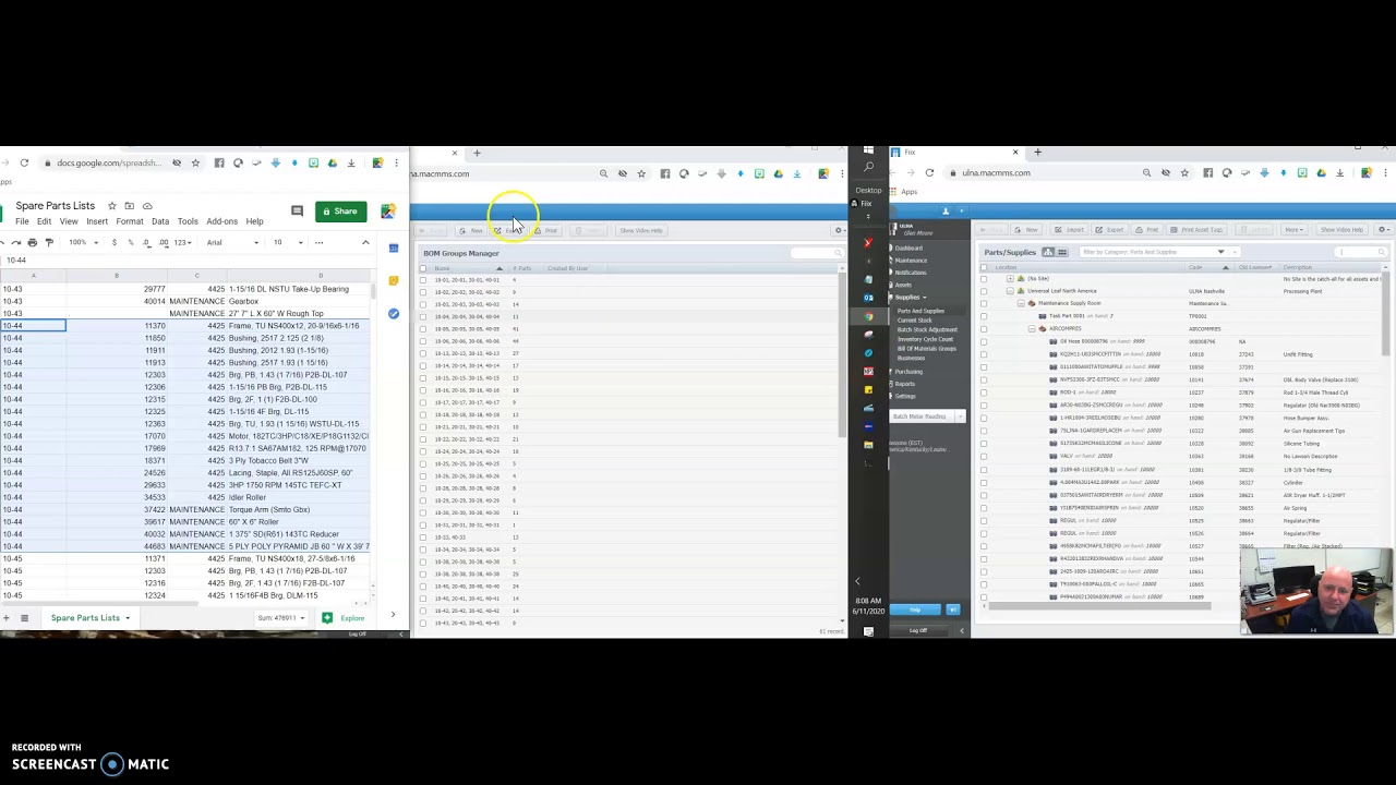 FIIX BOM Input from MP2 CMMS Software - YouTube
