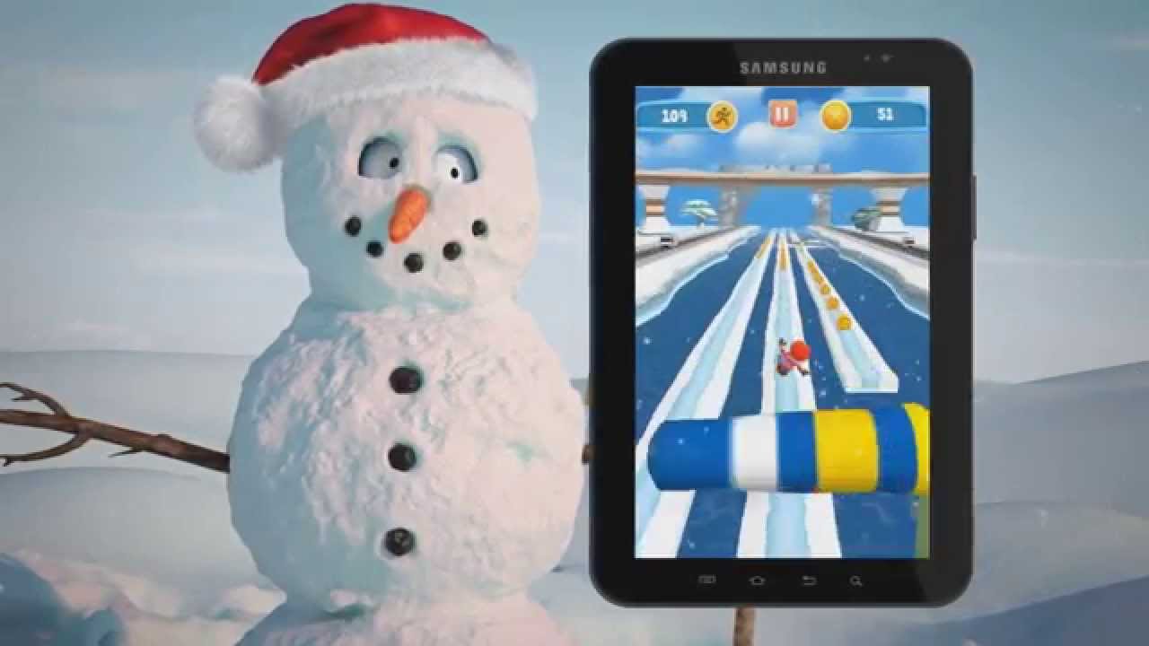 3D Ice Run - Android Game play Trailer. - YouTube