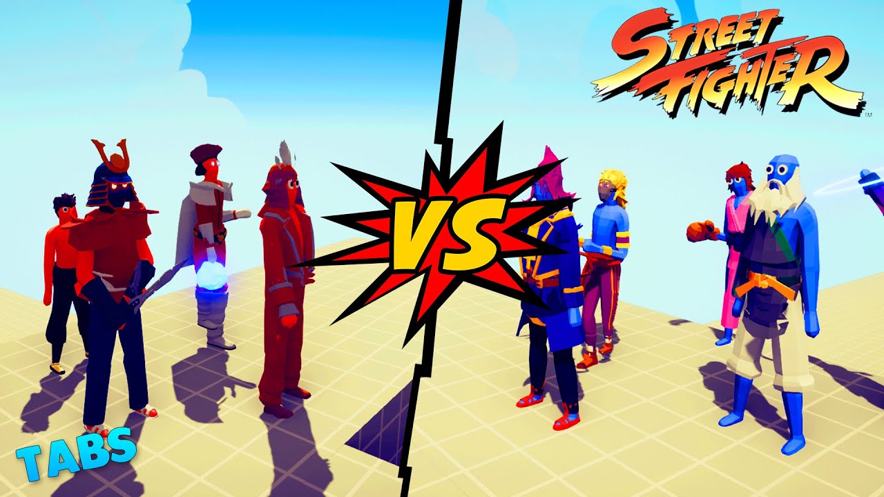 STREET FIGHTER UNITS ~ Totally Accurate Battle Simulator [TABS] - YouTube