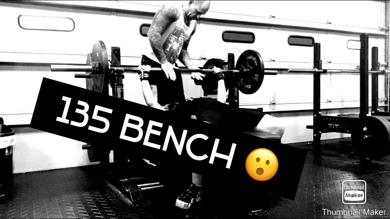 Attempting 135 bench press at 13 for the first time in 2 years😮!! - YouTube