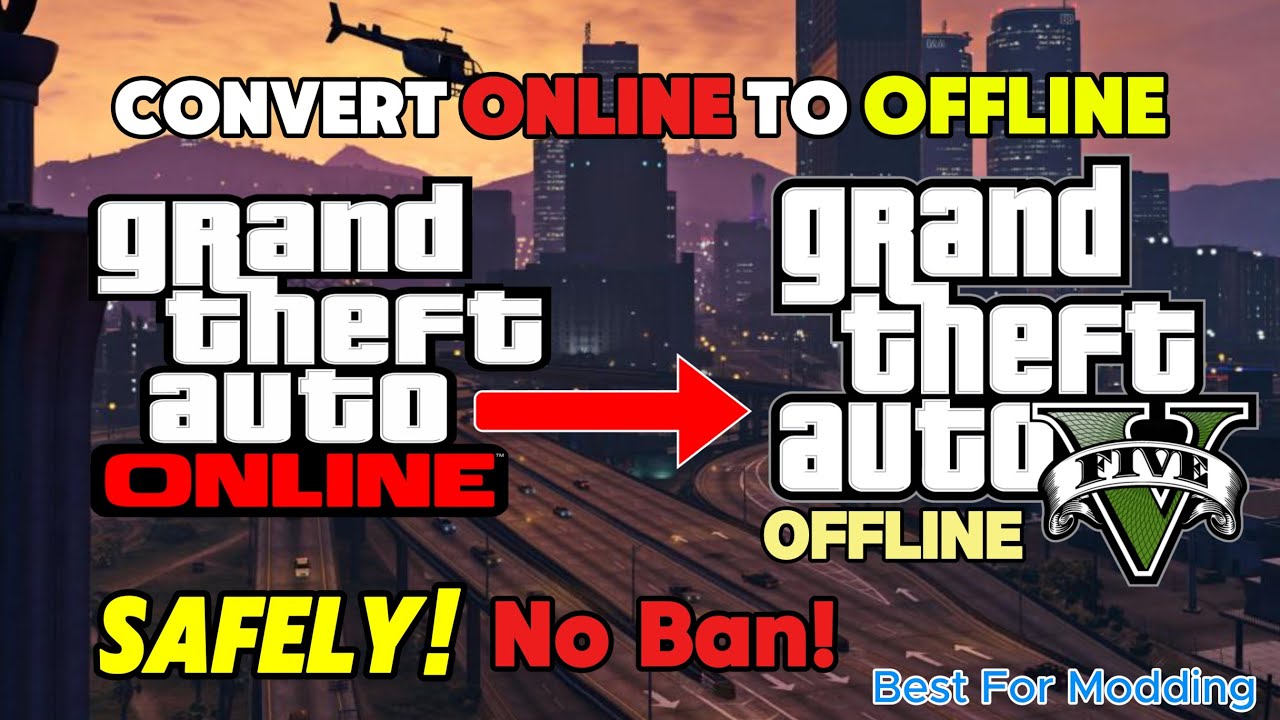 How To Convert GTA Online to Offline: No Ban! - Step-by-Step Tutorial ...