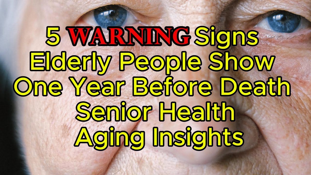 5 Subtle Signs an Elderly Person Is in Their Final Year – Warning ...