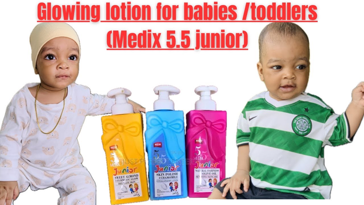 Glowing lotion for kids (Medix 5.5 junior) - YouTube