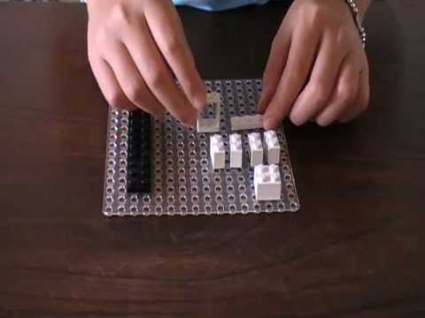 how to make a lego basketball hoop - YouTube