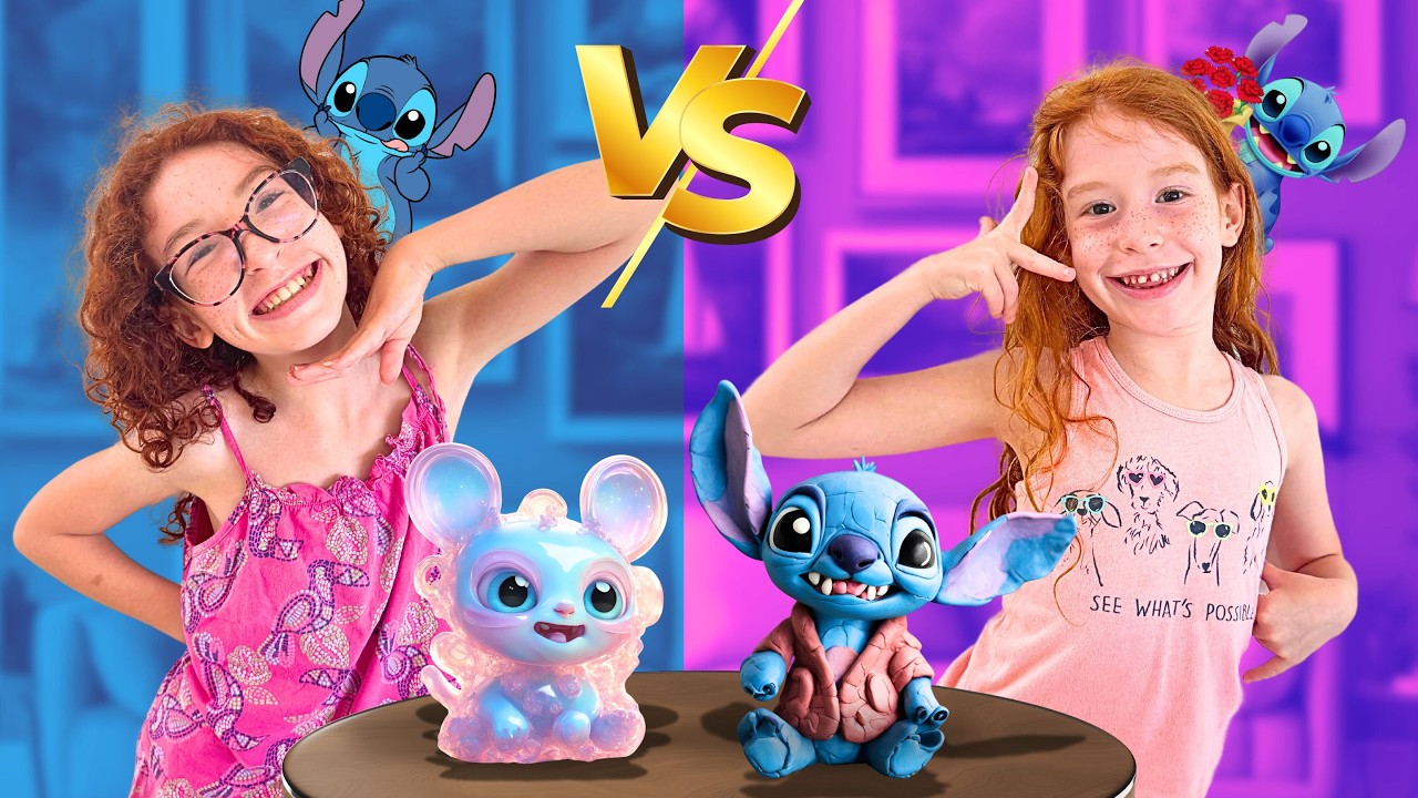 STITCH REALISTA COM RESINA OU MASSA DE EVA? 🌟TESTAMOS OS DOIS - FAMÍLIA ...