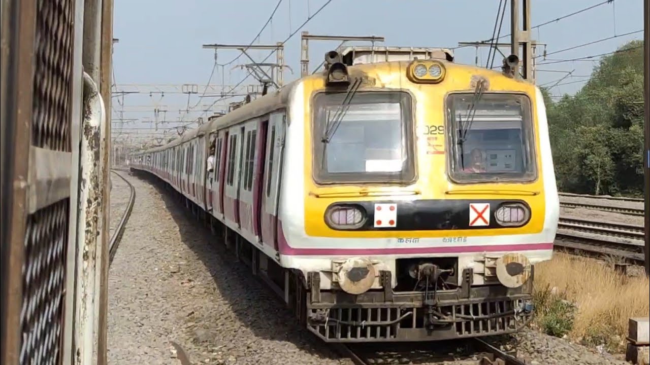 Bombardier EMU Ride From Diva Outer To Kalyan Outer - YouTube