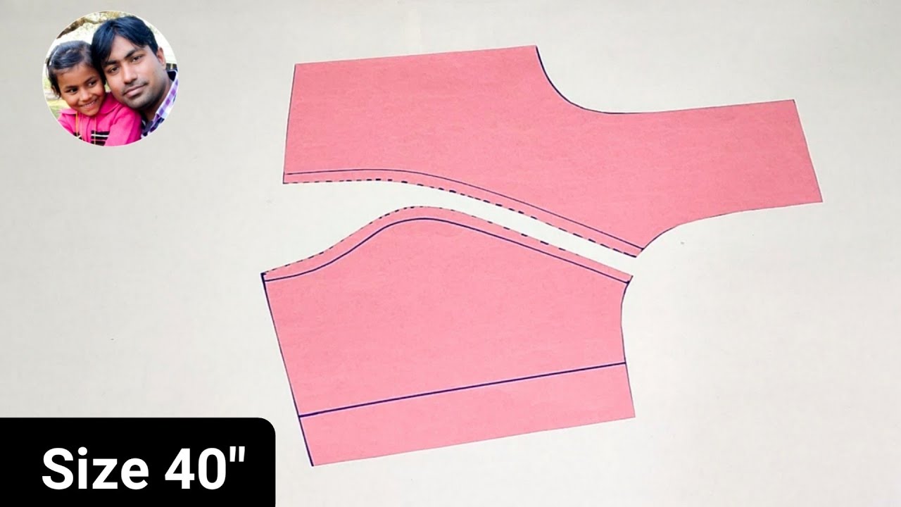 40 Size Princess Cut Blouse Cutting Full Tutorial | Princess Cut Blouse ...