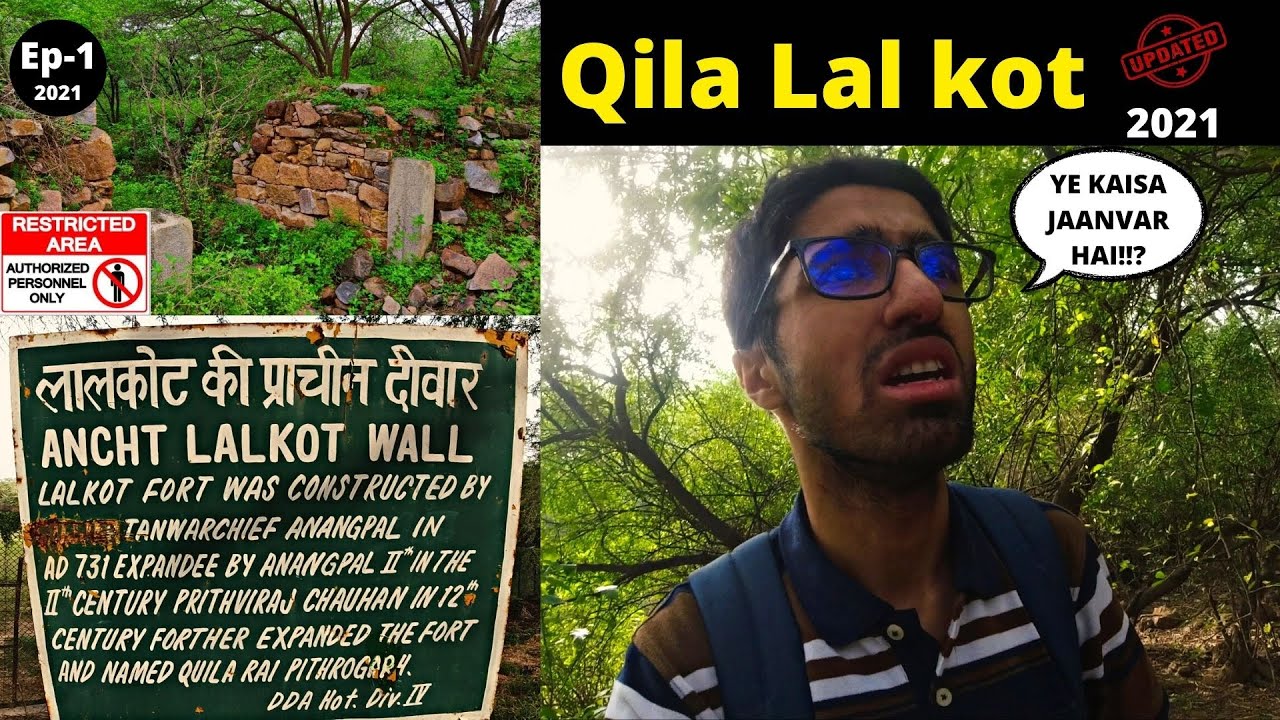 Qila Lal Kot - The First City of Delhi | History of Delhi | Sanjay Van ...