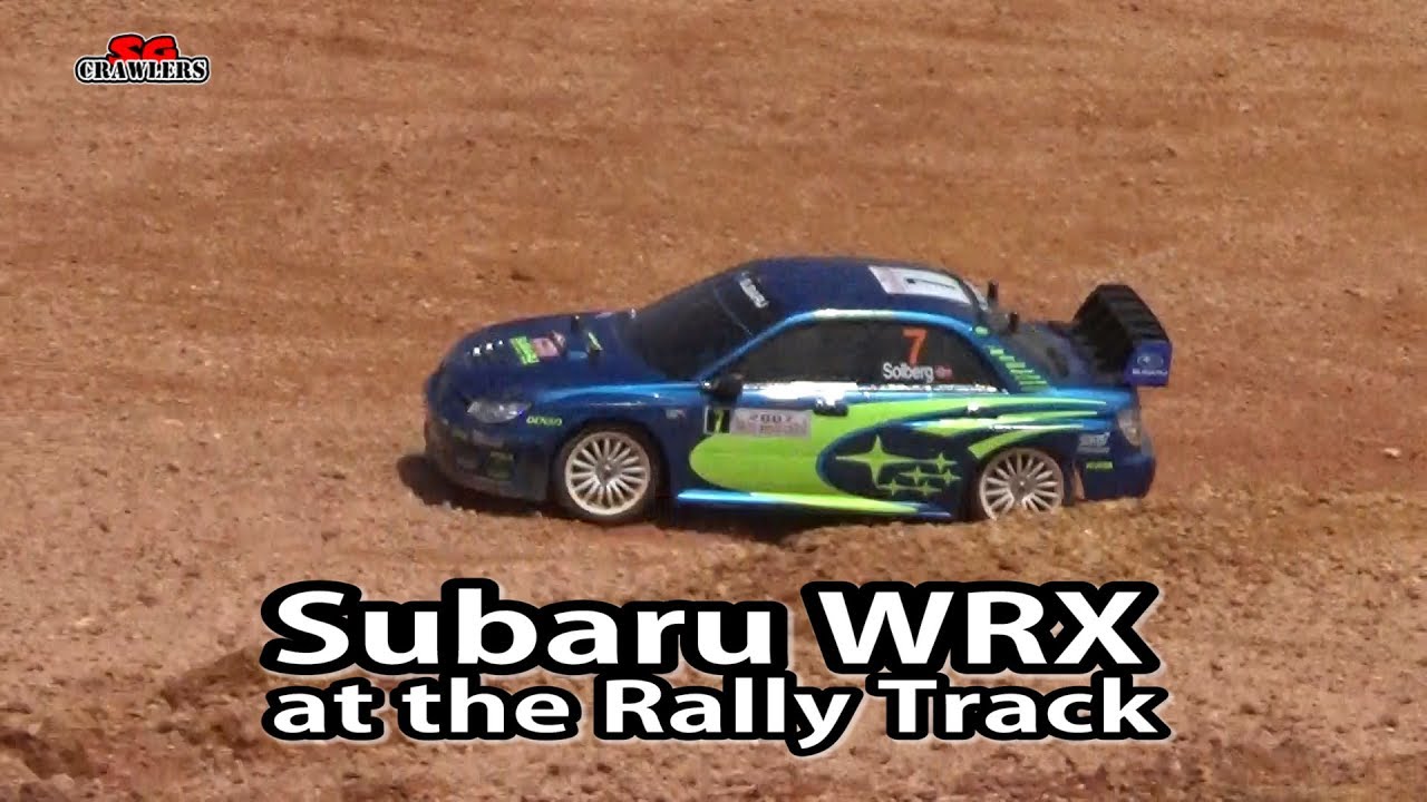 Scale Rally cars fun! Subaru WRX at the rally track! - YouTube