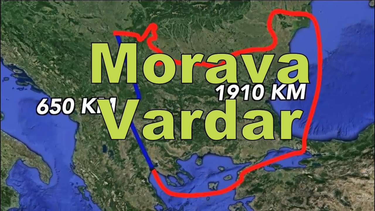 Istorijat plovnog puta Morava - Vardar - YouTube