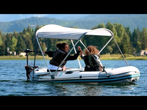 Intex® Bimini Top Sun Shade & Boat Canopy Commercial