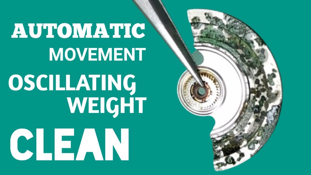 Tissot Automatic Movement oscillating weight clean - YouTube