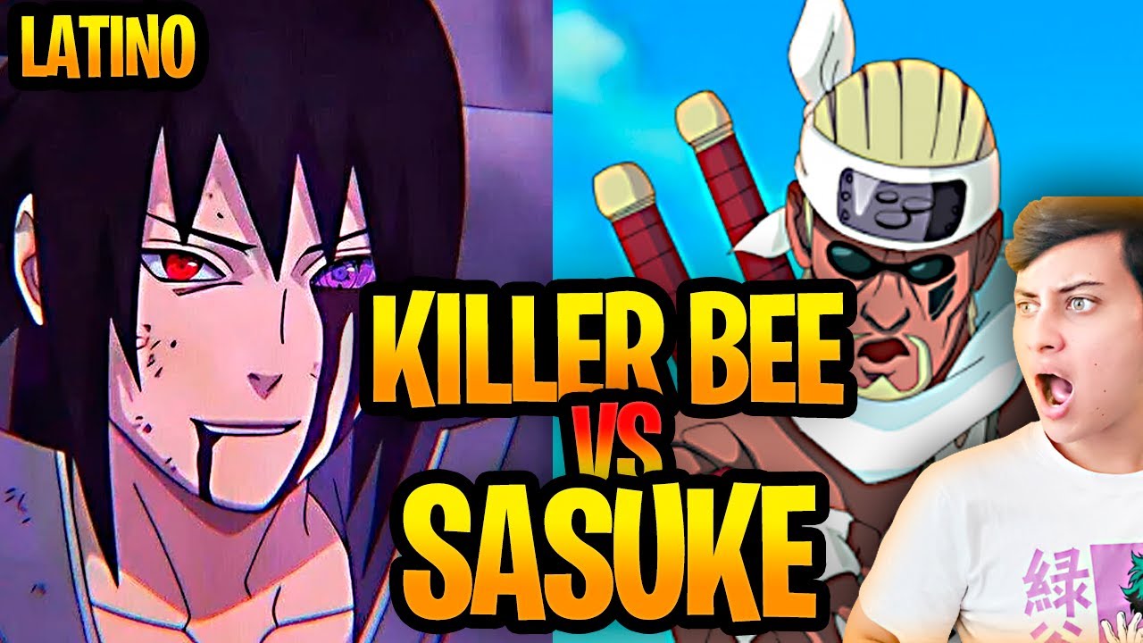 NARUTO SHIPPUDEN CAPÍTULO 143 (LATINO): SASUKE VS KILLER BEE - YouTube