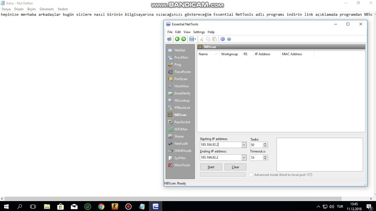 Essential NetTools Kullanımı - YouTube
