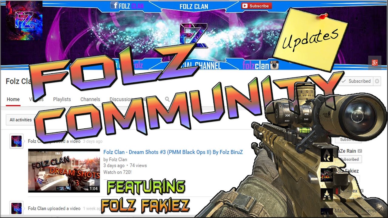 Folz Clan - Folz Comunity #1 (First Commentary) - YouTube