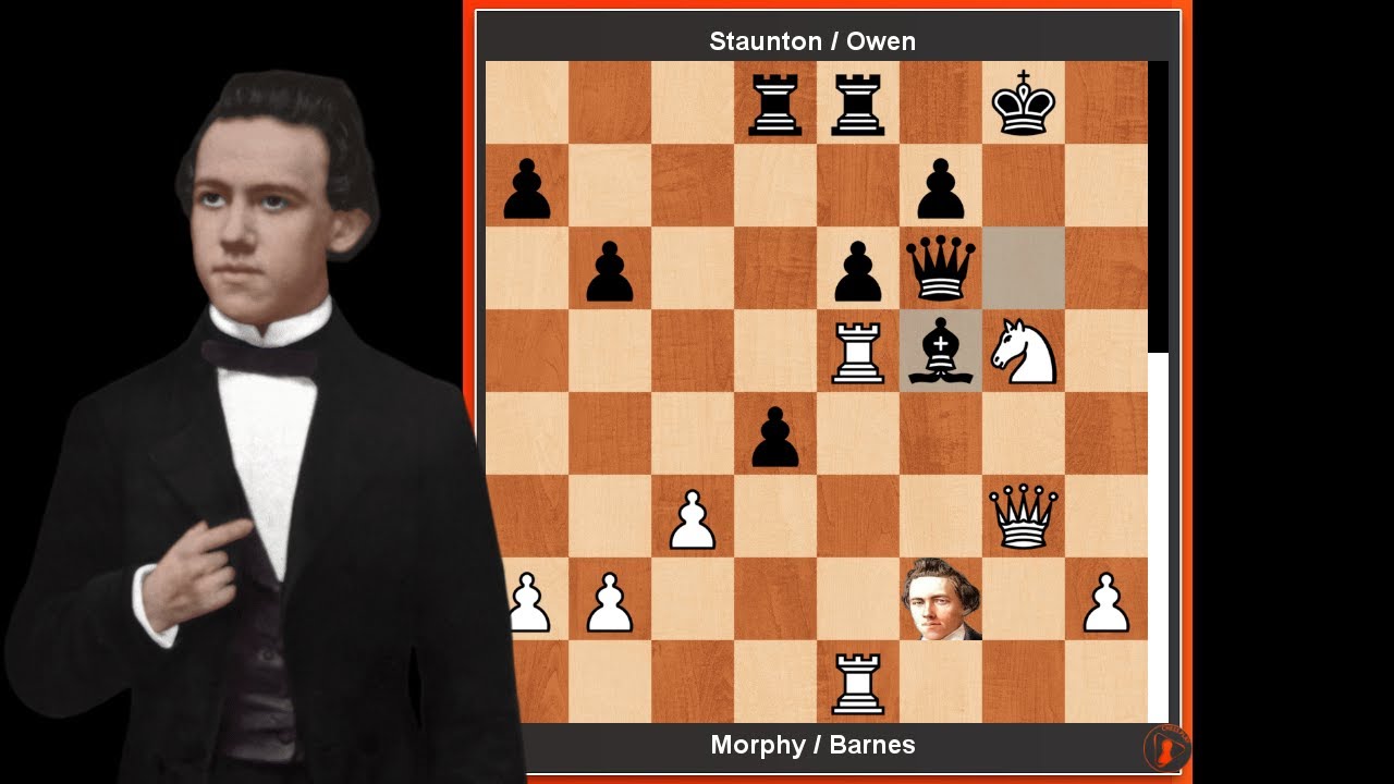 Paul Morphy vs Howard Staunton • London - England, 1858 - YouTube