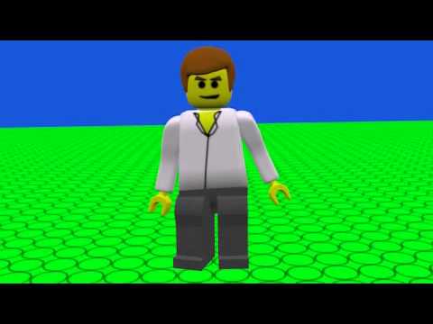 Lego Man Animation Test 1 in Blender 3D - YouTube