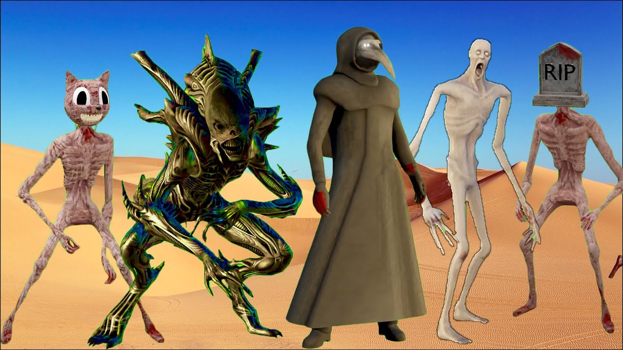 27-2-2023, Siren Head Vs SCP 049 vs Alien, SCP 096 - YouTube